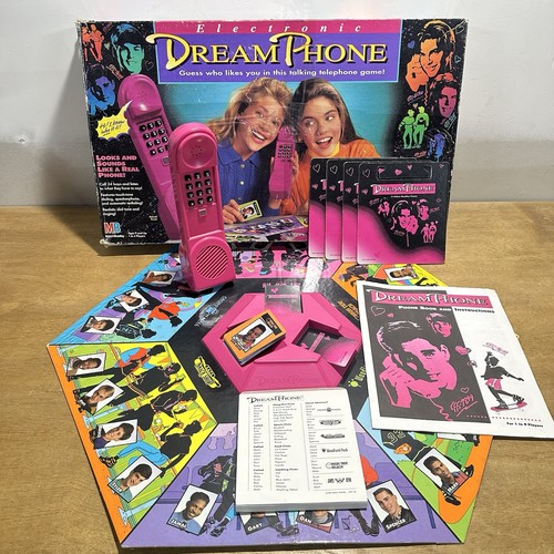 VTG Electronic Dream Phone Board Game Milton Bradley 100% Complete ...