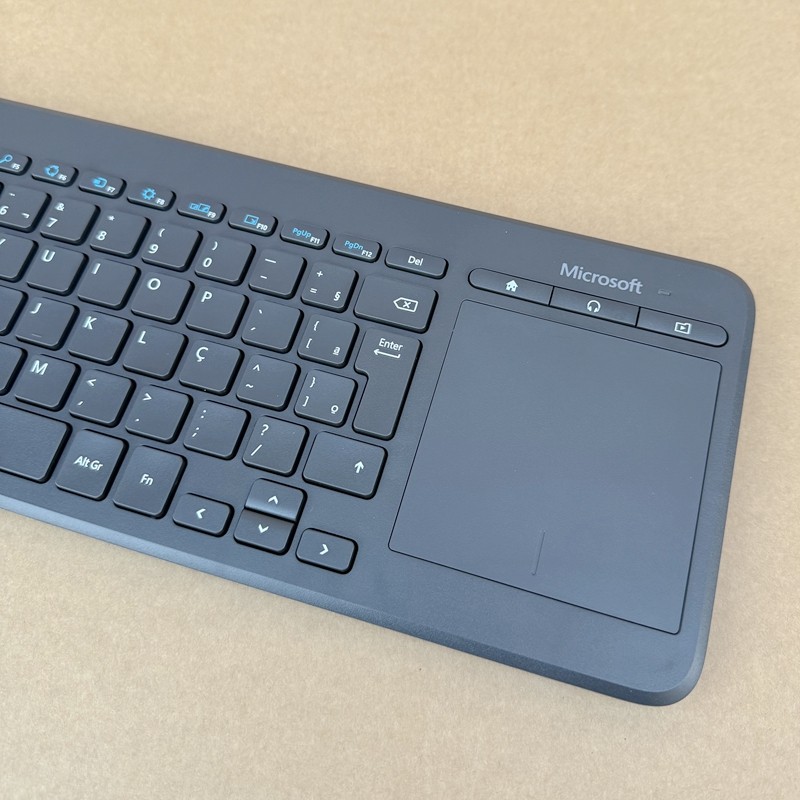 OEM Microsoft All-in-One Wireless Multimedia Keyboard 2.4G Multi-touch ...