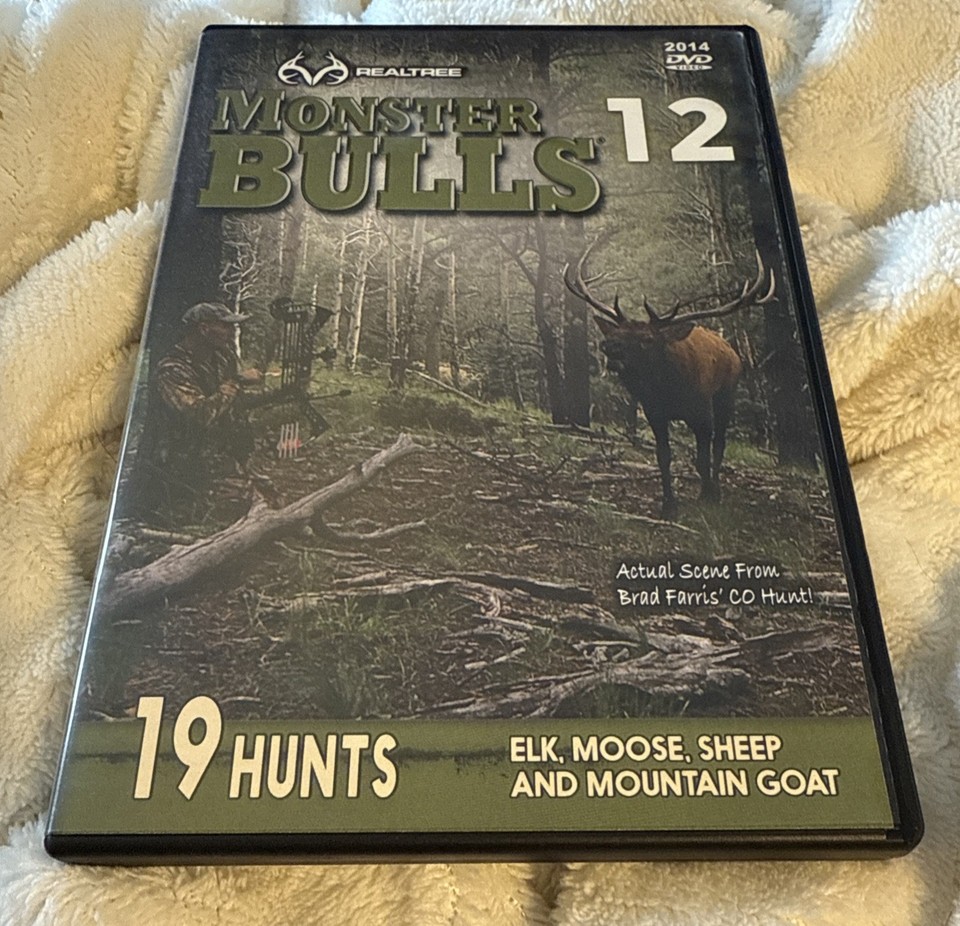 Realtree Monster Bulls 12 - Elk Moose Sheep Mountain Goats Hunting DVD ...