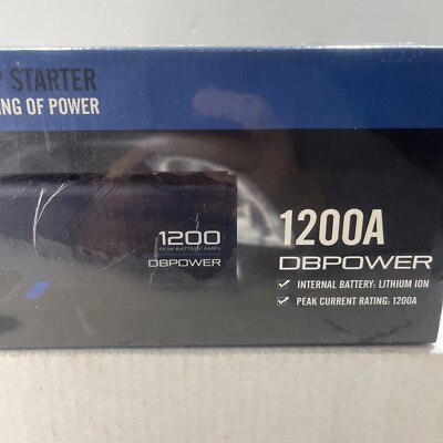 DBPOWER 1200A Peak Portable Car Jump Starter - New Sealed Box | eBay