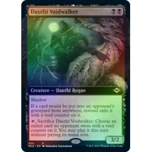 Foil Dauthi Voidwalker (extended Art) M/NM Magic MTG Modern Horizons 2 ...