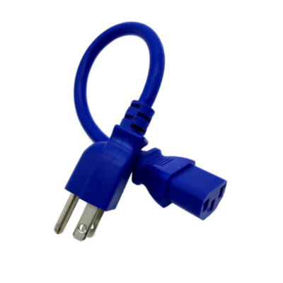1' Blue Power Cord for AOC MONITOR 2330V Replacement AC Cable | eBay