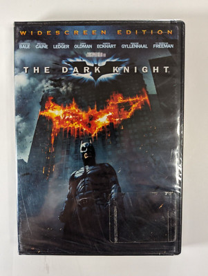 The Dark Knight DVD Movie Widescreen Edition 2008 Christian Bale Heath ...