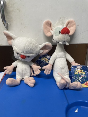 Pinky & The Brain Plush Set Warner Bros Studios Rare, With Tags | eBay