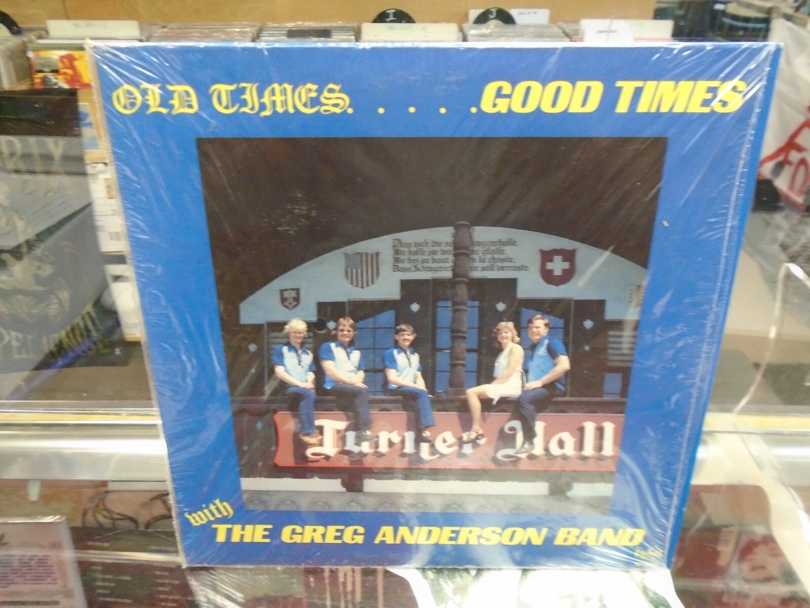 Greg Anderson Band Old Times LP Bright productions VG+ IN Shrink [Polka ...