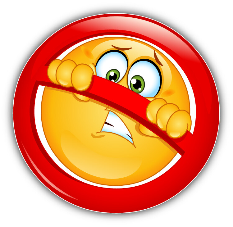 Smile Banned Car Bumper Sticker Decal "SIZES" | eBay