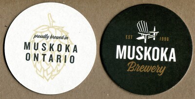 MUSKOKA BREWERY proudly brewed in... BEER MAT COASTER SOUS-BOCK #E | eBay