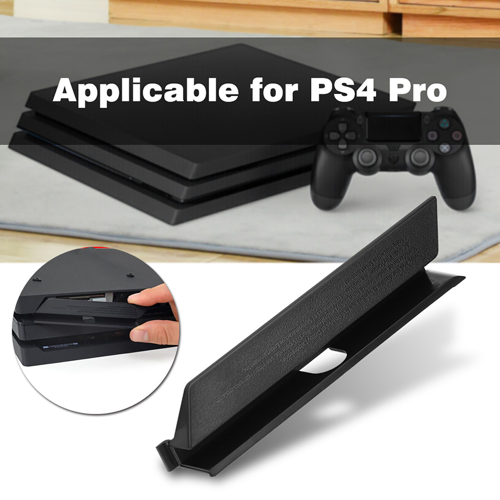 Black Plastic HDD Hard Drive Slot Cover Door Flap for PS4 Pro Console ...
