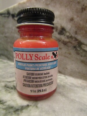 FLOQUIL POLLY SCALE RAILROAD MODEL PAINT 1oz 1 OUNCE - SP SCARLET | eBay