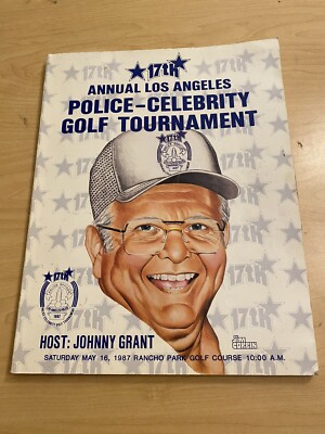 (38) Signatures SEAN PENN 1987 Police Celebrity Golf Program Autograph ...