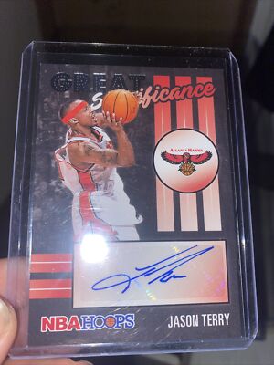 2020-21 NBA Hoops Great Significance Jason “Jet” Terry Auto Atlanta ...