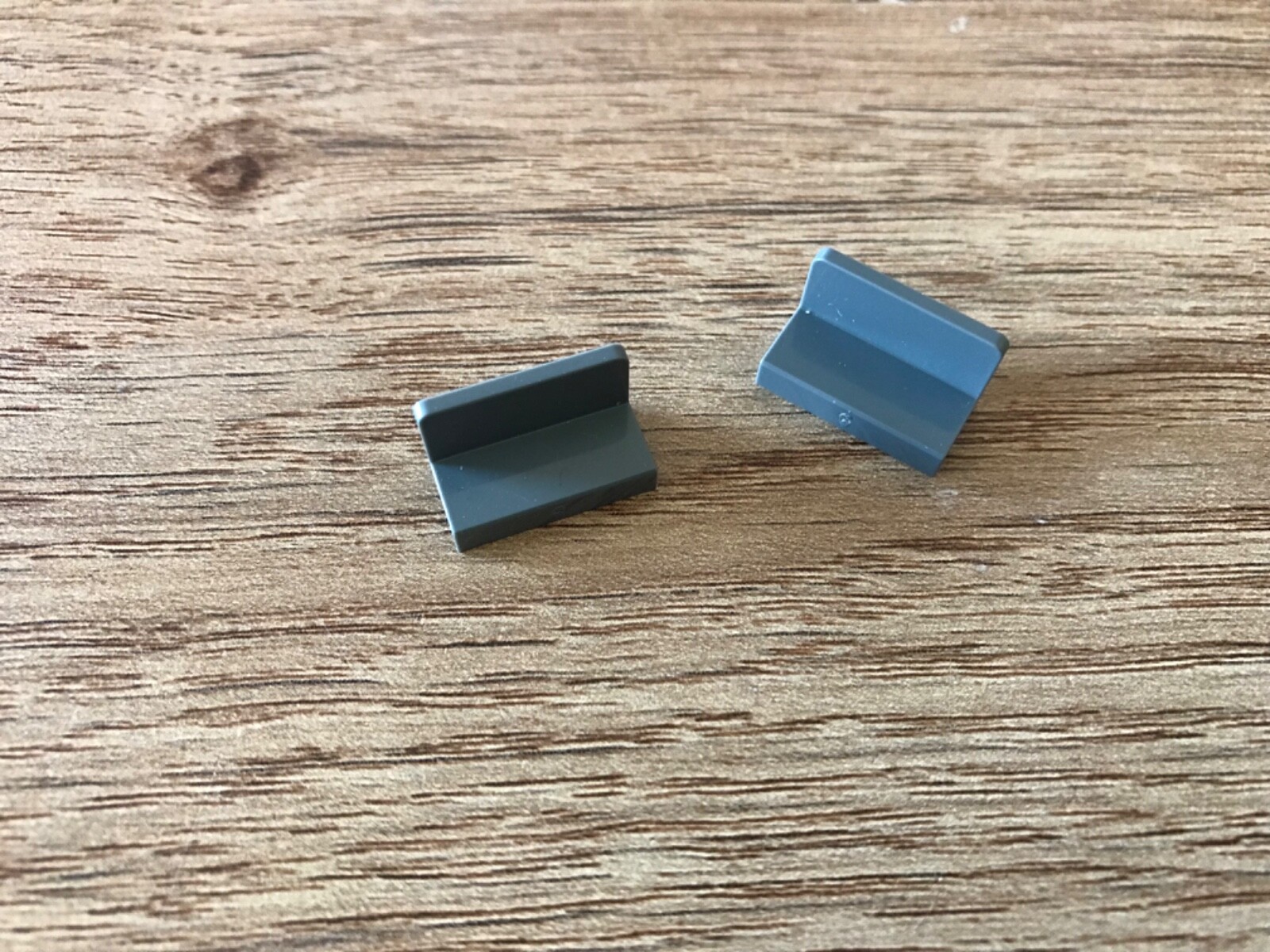 2 x LEGO Dark Stone Grey WALL ELEMENT 1X2X1. (6146225 / 26169) | eBay UK