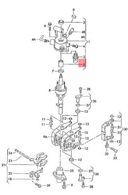 Genuine VW SEAT AUDI SKODA Beetle Cabrio Cabriolet ball sleeve ...
