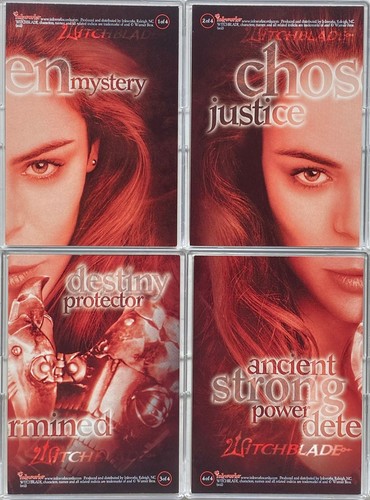 2002 Witchblade Season 1 Box Loader Insert Chase Card Set of 4 Inkworks ...