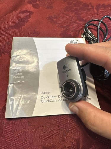 Logitech QuickCam for Notebooks Deluxe Webcam V-ubv49 Web Cam for sale ...