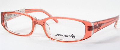 Sting De Rigo VSJ552S 09XH Transparent Hell Koralle/Klar Brille 50-18 ...