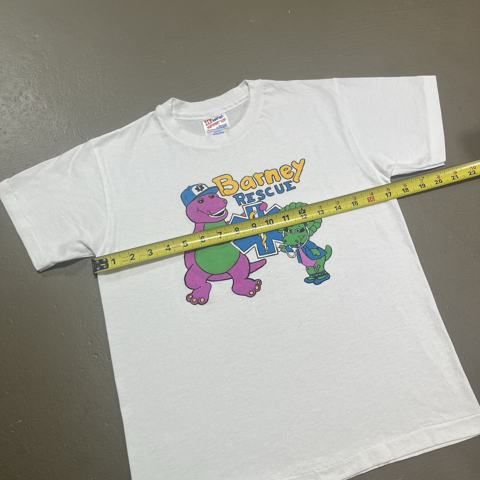 Vintage Barney & Baby Bop T Shirt 90s Single Stitch Youth Kids Large 14 ...