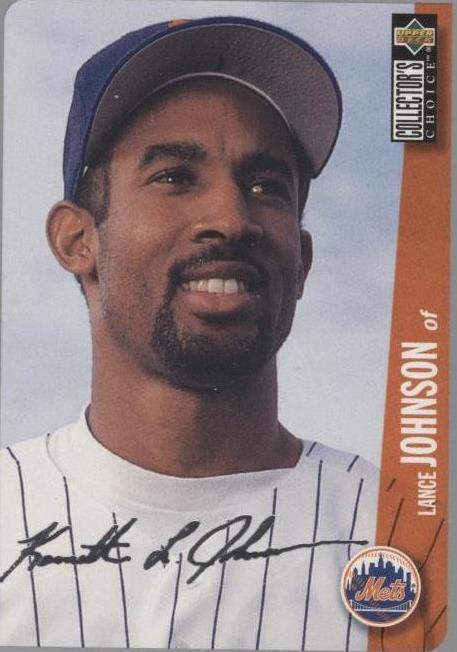 1996 Upper Deck Collector's Choice - Lance Johnson #625 Silver Foil ...