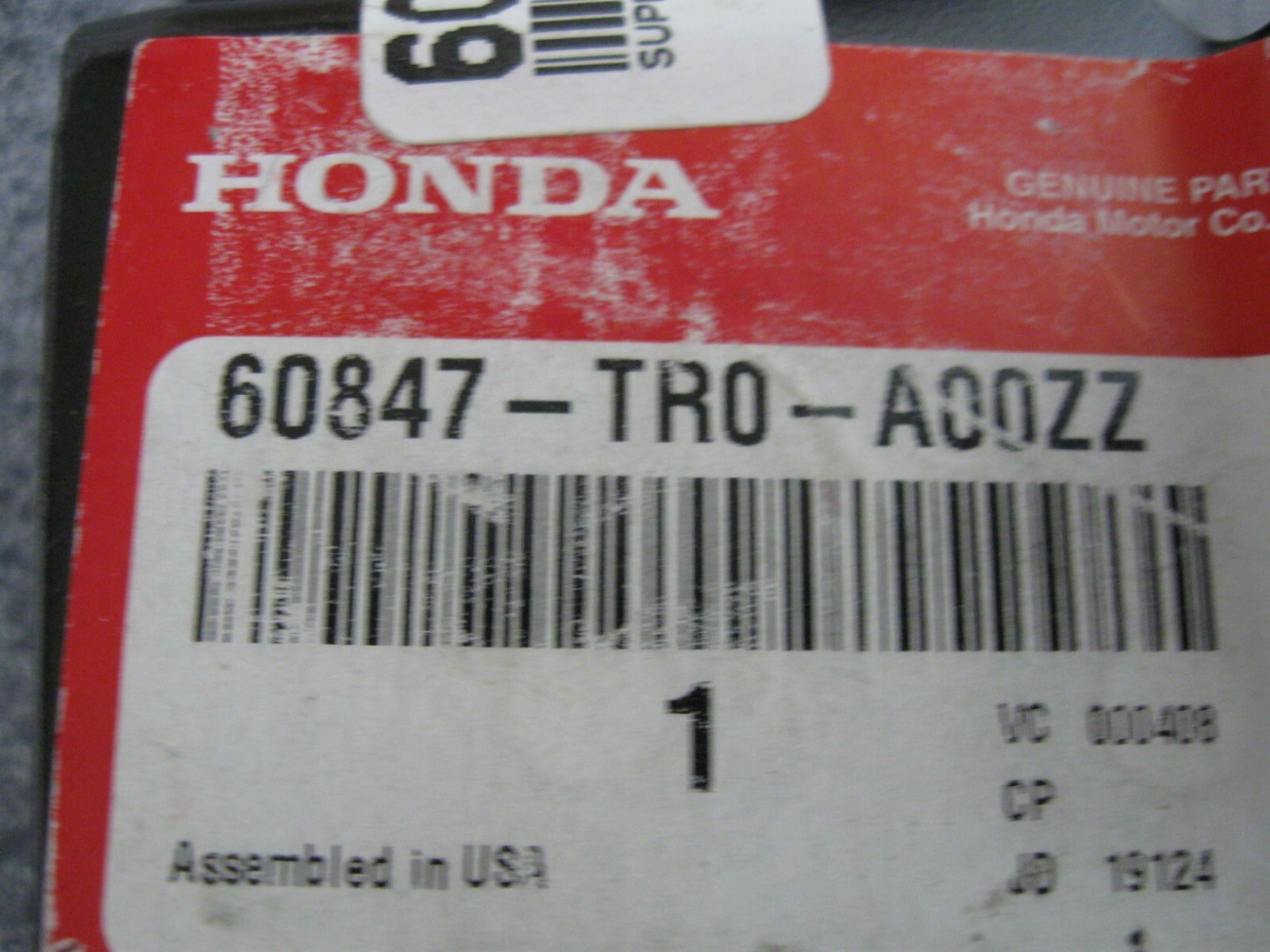 Honda OEM Fender-support Bracket Right 60847TR0A00ZZ for sale online | eBay