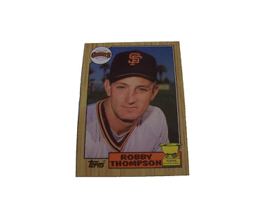 Robby Thompson Topps Card #658 All-Star Rookie | eBay