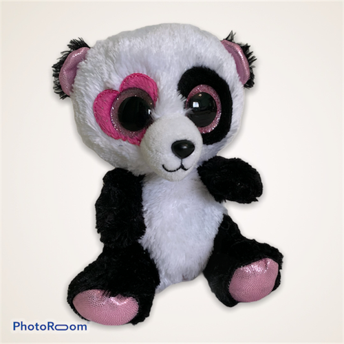 Ty Beanie Boos Mandy - Panda Regular - White, Black, Pink | eBay