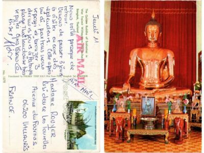 CPM AK THAILAND-The Golden Buddha of Sukhothai in Wat Traimit (334846 ...