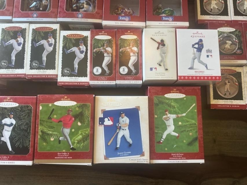 HALLMARK SPORTS CHRISTMAS ORNAMENTS- PICK FROM LIST- LOW SHIPPING COST ...