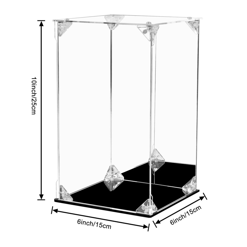 Acrylic Display Case for Collectibles Assemble Clear Acrylic Display ...