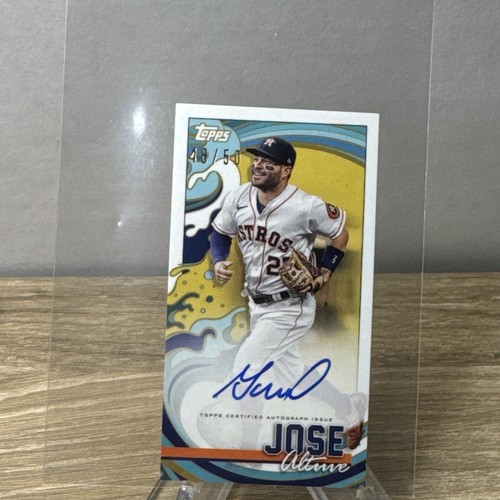 2022 Topps RIP Jose Altuve Auto Mini /50 Astros TRA-JAL | eBay