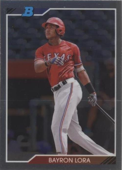 2020 Bowman Heritage - Chrome Prospects Bayron Lora #92CP-BL (RC) for ...