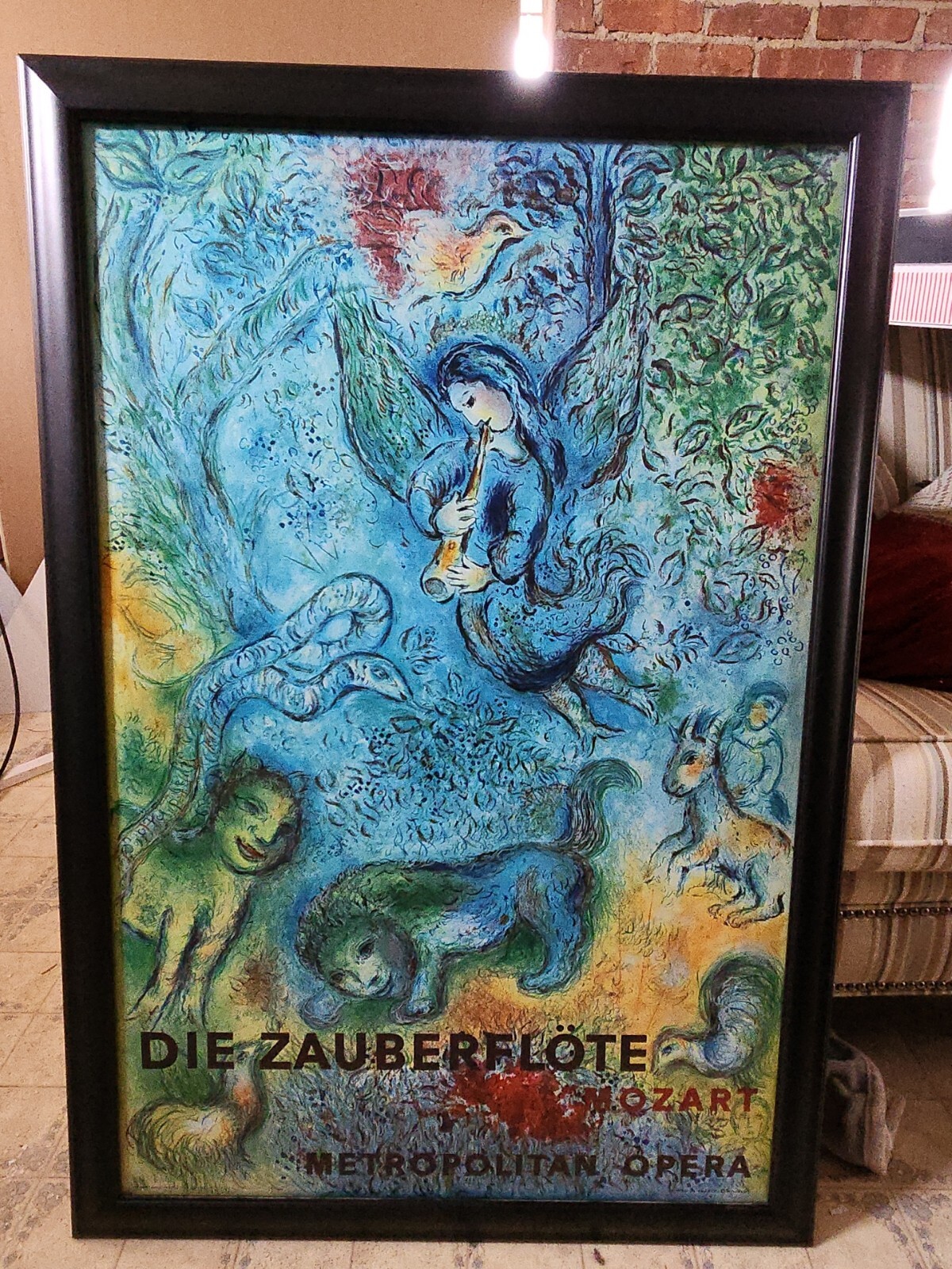 Marc Chagall Metropolitan Opera 1966 Mozart's Die Zauberflote The Magic ...