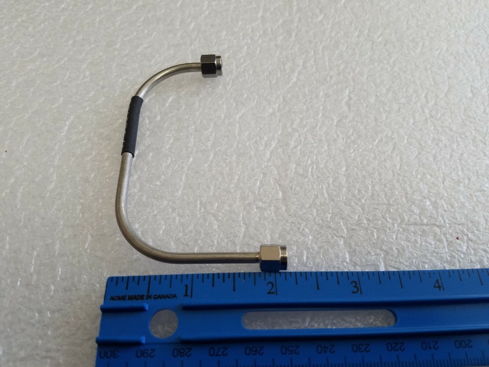 RF Semi Rigid Micro-Coax UT-141-SA-AL-TP-M17 , SMA Male connectors, 5.5 ...