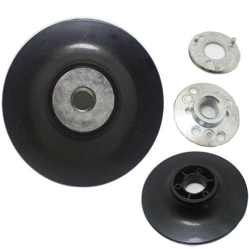 M14 Thread 115mm Plastic Backing Disc Pad, For 4 1/2" Angle Grinder ...