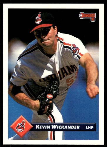1993 Donruss Baseball Card Kevin Wickander Cleveland Indians #389 | eBay