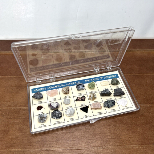 Natural Commercial Minerals Rocks Samples Collection Acrylic ...