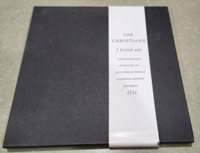 THE CHRISTIANS - I Found Out (10" Single 1990) Ltd Ed Box Set + ART ...