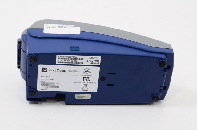 First Data Fd50 Credit Card Terminal 001304064 for sale online | eBay