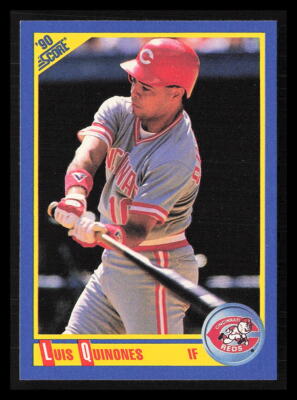 Luis Quinones 1990 Score #499 Cincinnati Reds | eBay