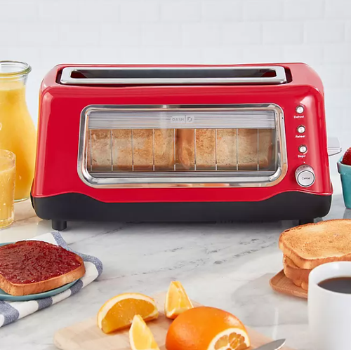 Dash Clear View Toaster: Extra Wide Slot Toaster with Transparent ...