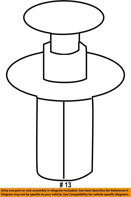 Toyota OEM Radiator Support-sight Shield Clip 9046707217 for sale ...