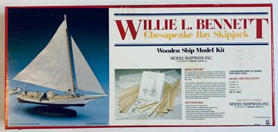 Collectible Willie L. Bennett wooden ship model kit by Model Shipways ...