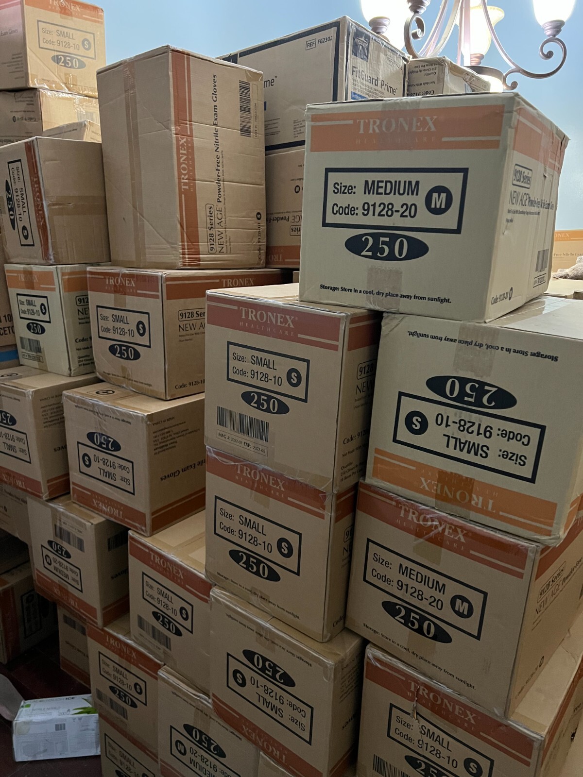 Fitguard primer, tronex gloves 2500ct case powder & latex free S/M/L size | eBay