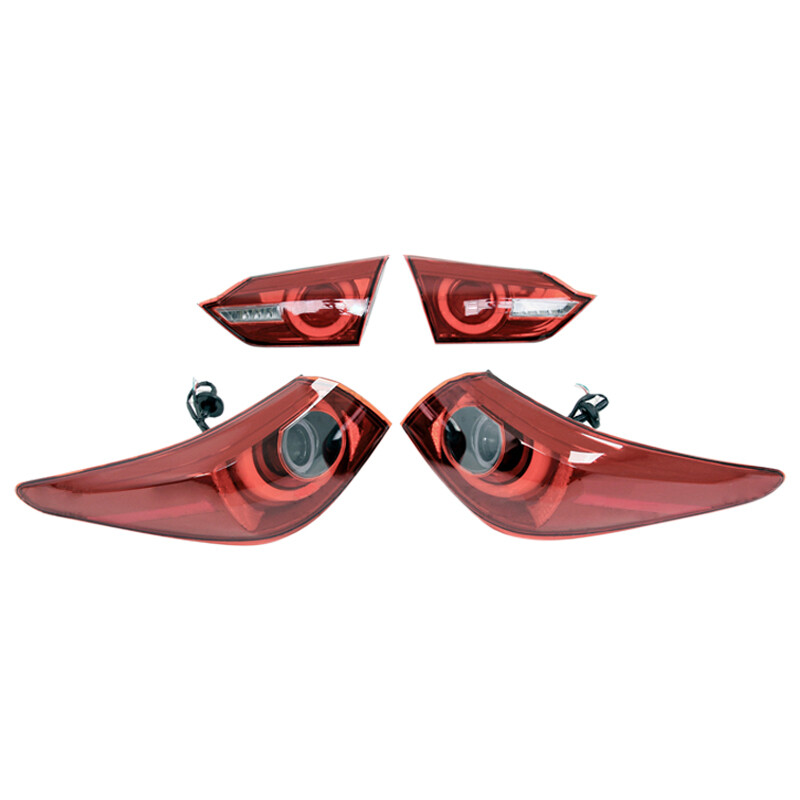 Fit 2014-2017 INFINITI Q50 Q50S 4PCS Skyline V37 400R Style LED Tail ...