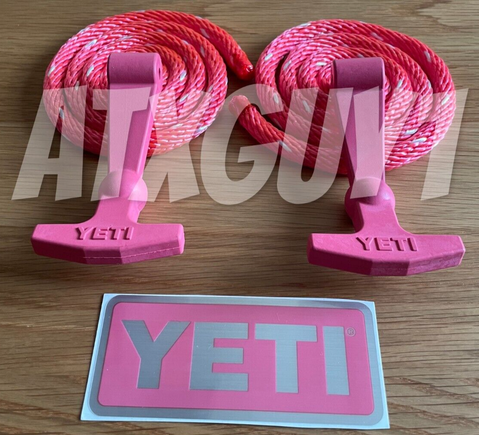 YETI Latch Kit - Pink - for Tundra Cooler - Rope, Latches, & Sticker | eBay