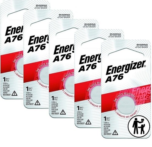 6 x Energizer LR44 AG13 357 357A A76 303 L1154 1.5v Alkaline Batteries ...