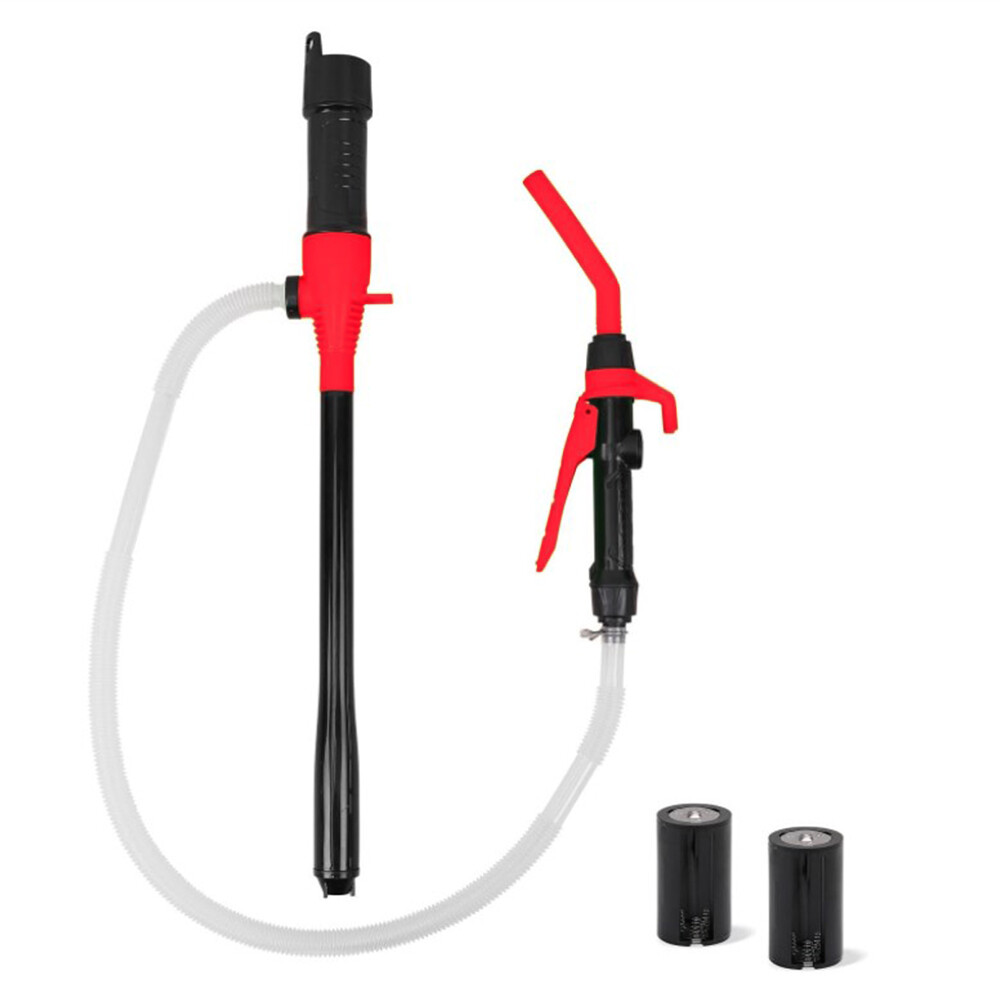 2.5 Gallons Electric Syphon Pump Battery Operated Petrol Oil Water Fuel ...