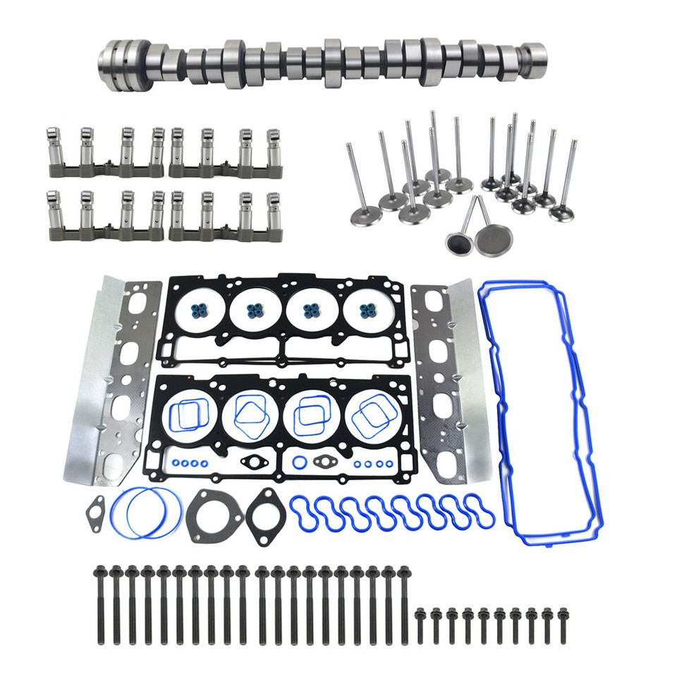 Camshaft MDS Lifters Kit with Valves Fits Ram 1500 Hemi 5.7L 2009-2015 ...
