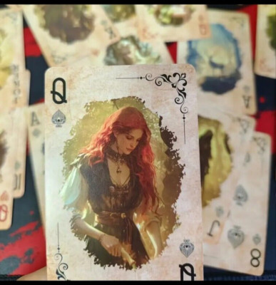 Victorian Style MISTY FOREST Playing Cards New - Vintage Style Fantasy ...