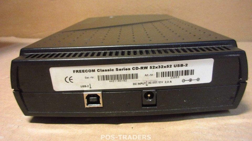 FREECOM CLASSIC CD-RW DRIVE 52x32x52 USB 2.0 - EXCL PSU | eBay