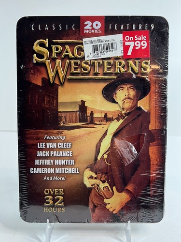Spaghetti Westerns 20 Movie Pack Collectible Tin Lee Van Cleef Jack ...